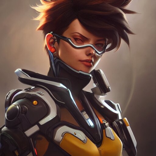 Lexica - Ultra realistic illustration of tracer overwatch, intricate ...