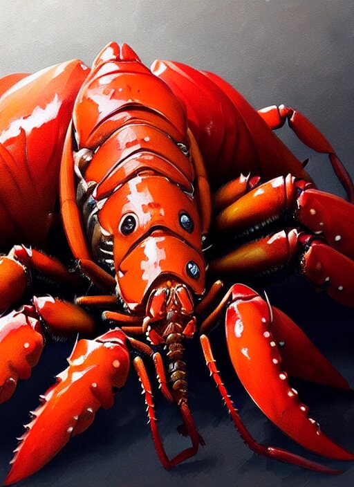 Lexica - Portrait of epic lobster. highly detailed, digital painting ...