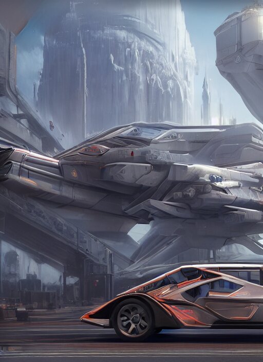 Lexica - Star citizen car on the coronation of napoleon painting and ...