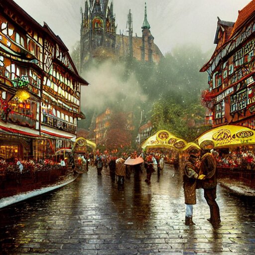 Lexica - Beer festival in germany, ornate, beautiful, atmosphere, vibe ...