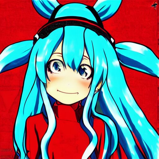 Lexica - Art of the Hatsune Miku in the style of Soviet posters ...