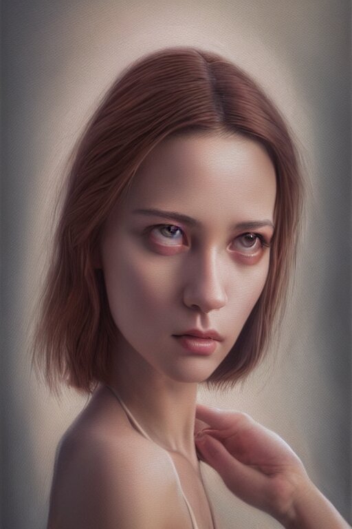 Lexica - Photo of a gorgeous young woman in the style of stefan kostic ...