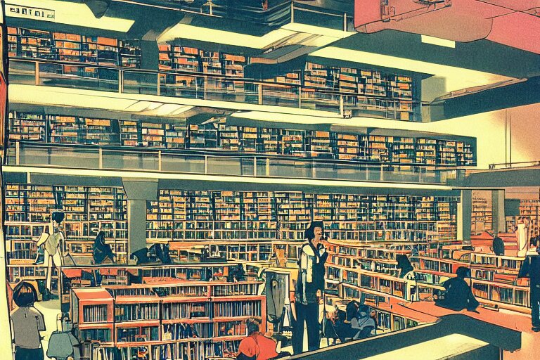 Lexica - 1 9 7 9 science fiction magazine depicting computer section of ...