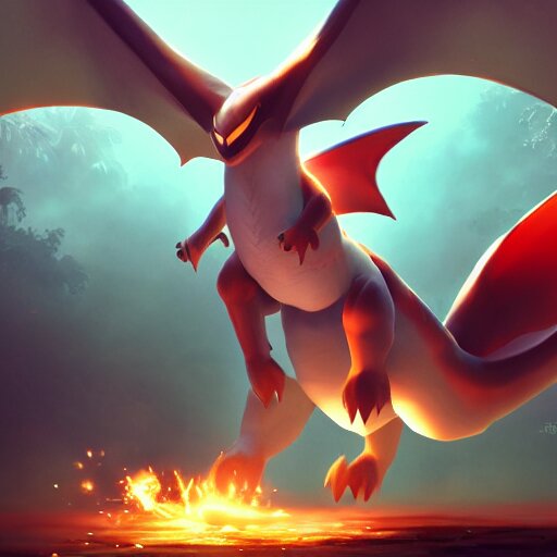 Lexica - Pokemon dragonite, style game square enix life, trending on ...