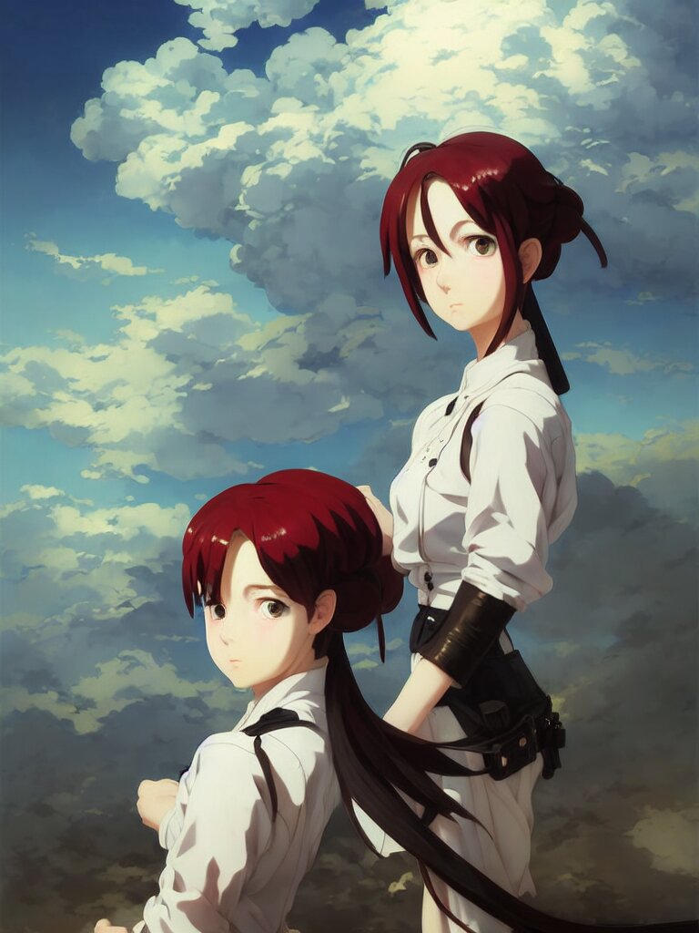 Lexica - Baroque oil painting anime key visual full body portrait ...