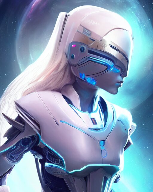 Lexica - Perfect android girl on a mothership, warframe armor ...