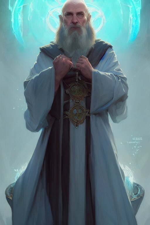 Lexica - Portrait of a 30 years tempest priest by Greg Rutkowski, d&d ...