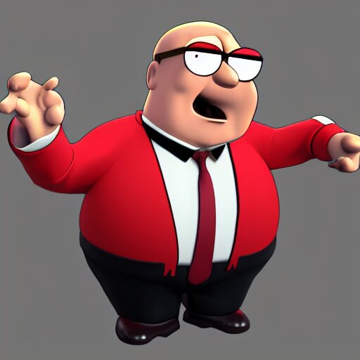 Lexica - Peter griffin 3 d cg rendering, trending on artstation