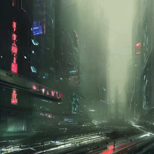Lexica - Futuristic bleak dystopian city military checkpoint, altered ...