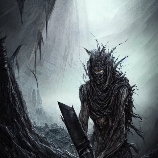 Lexica - Concept art of a half destroyed (Sentinel) holding the ...