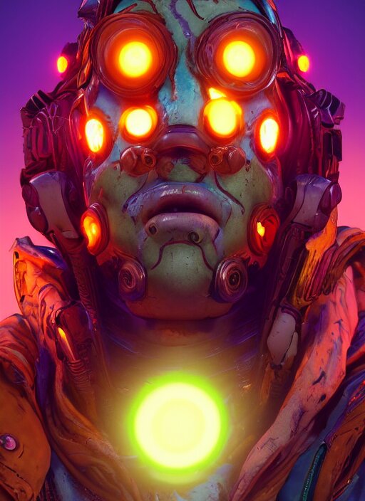 Lexica - Glowwave portrait of curly orange hair man from borderlands 3 ...