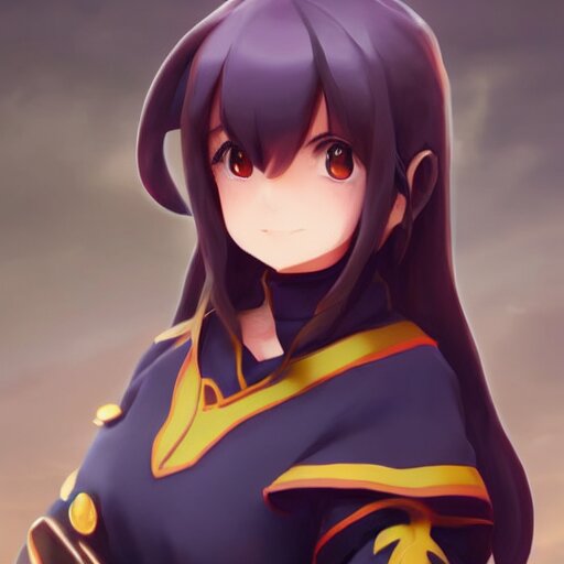 Lexica - Portrait of megumin from konosuba, matte painting by artgerm ...