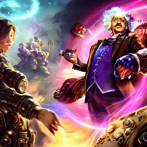 Lexica - Portrait of albert einstein as willy wonka, league of legends ...
