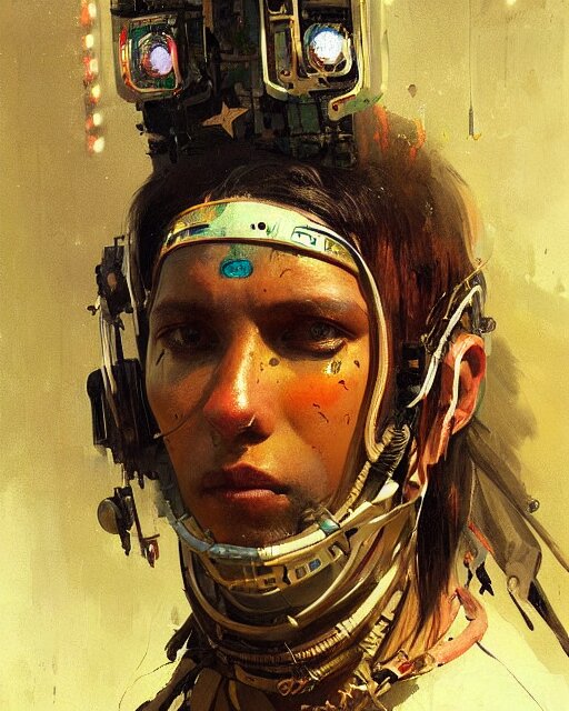 Lexica - Detailed portrait australian aboriginal cyberpunk futuristic ...