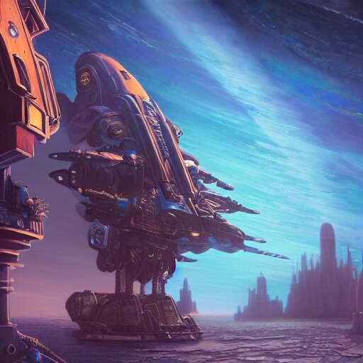 Lexica - A beautiful highly detailed matte painting of Ultramarine ...