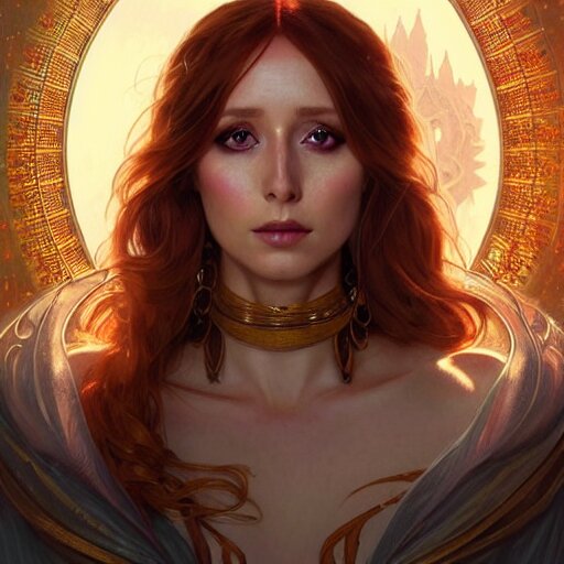 Lexica - Elcin Sangu as a fantasy magic woman portrait, sci-fi, amber ...
