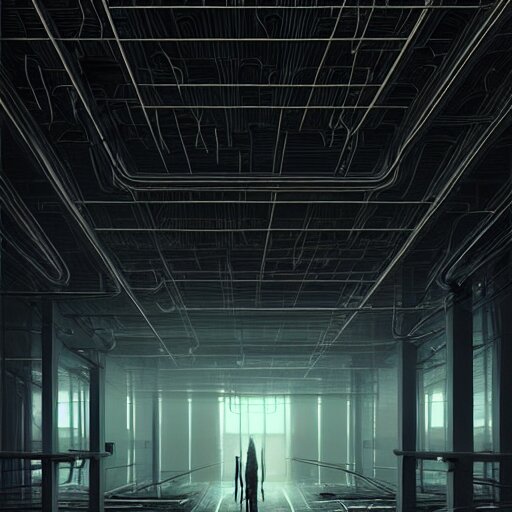 Lexica - Professional ominous concept art architecture of a black ...