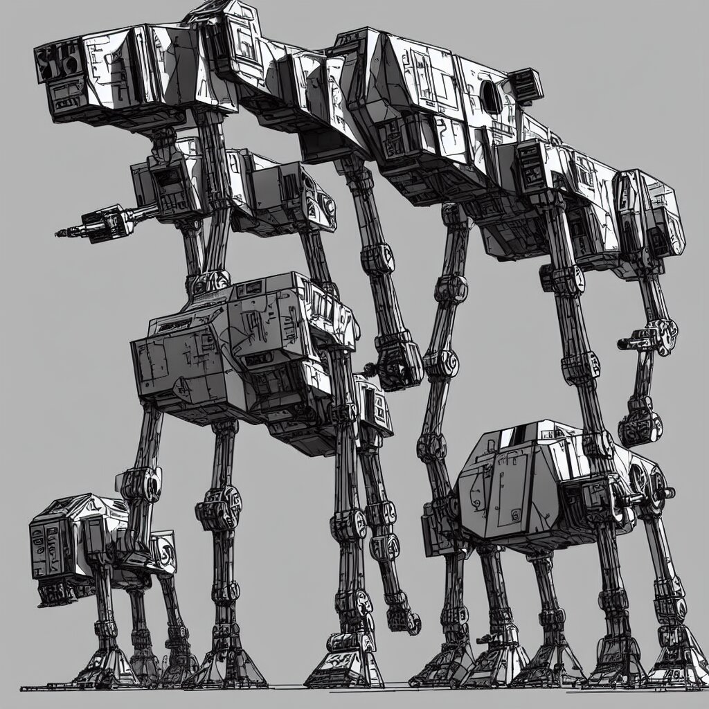 Lexica - Blueprints, boston dynamics, robot, tank, panzer, canon, at ...