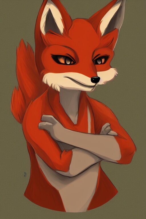 Lexica - An anthropomorphic fox, fursona!!!! trending on furaffinity ...