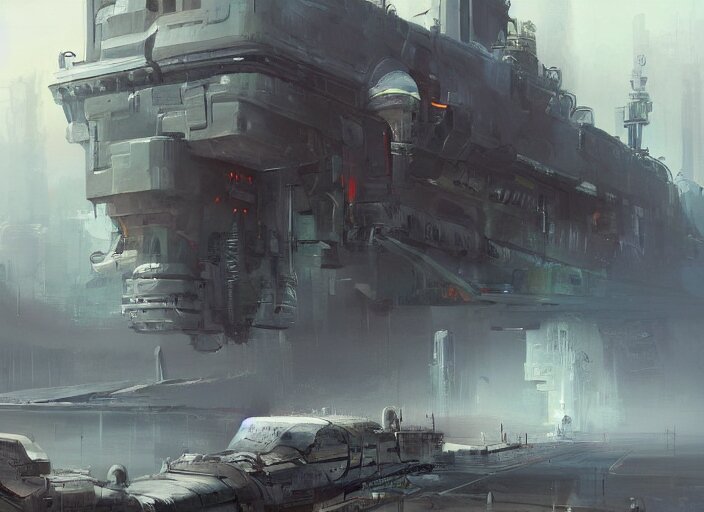 Lexica - Science fiction industrial hard science concept art, concept ...