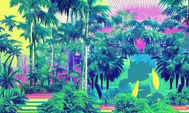 Lexica - Vaporwave Jungle