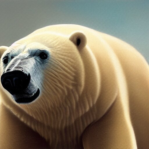 Lexica - Polar bear without skin or eyes holding costco membership card ...