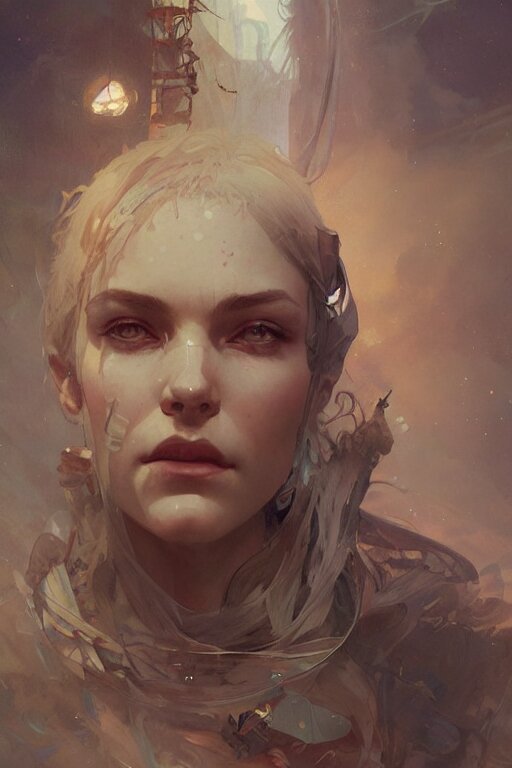 Lexica - A full portrait of a beautiful post apocalyptic offworld ...