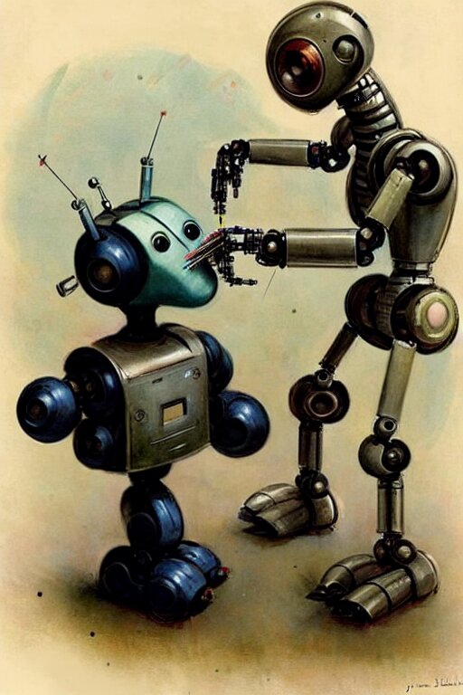 Lexica - ( ( ( ( ( 1 9 5 0 s robot building a robot building a robot ...