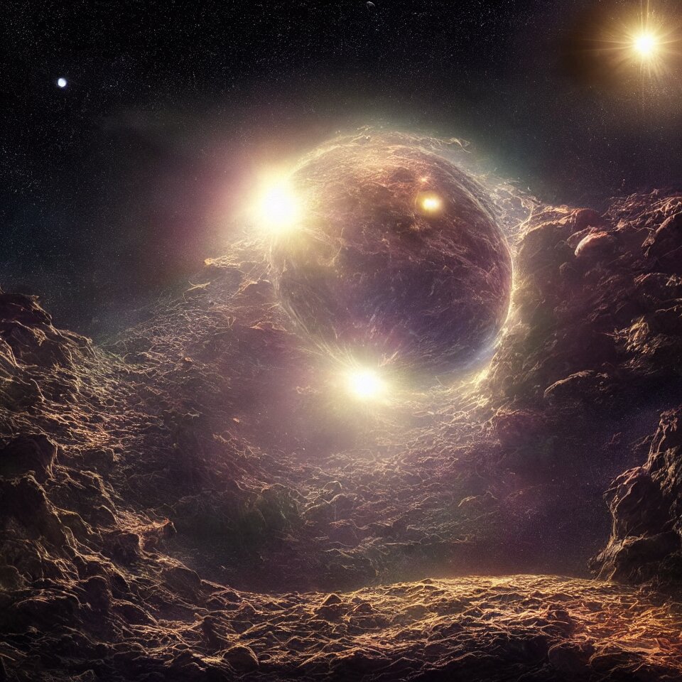 Lexica - Beautiful image of the first day of creation of the world and ...