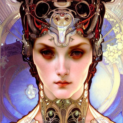 Lexica – Realistic detailed face portrait of a beautiful futuristic ...