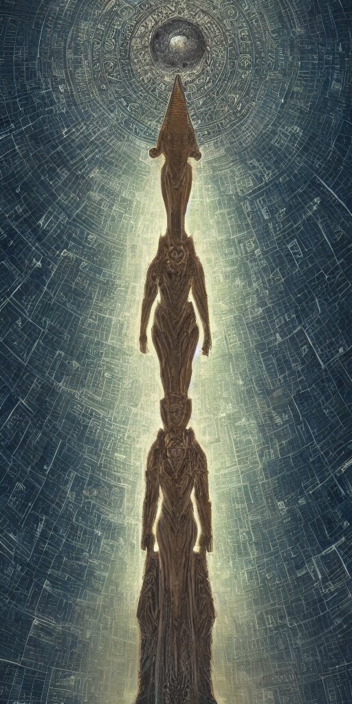 Lexica - Symmetry!! anunaki god overlooking the earth, ancient ...