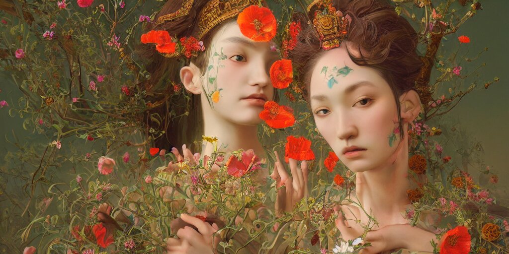 Lexica - Breathtaking detailed concept art painting of the goddess of ...