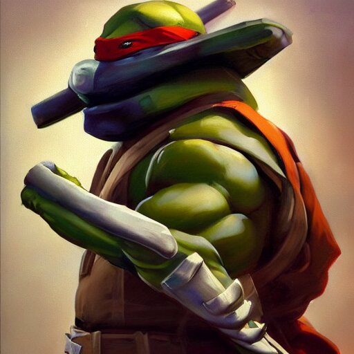 Lexica - Greg manchess portrait painting of a teenage mutant ninja ...