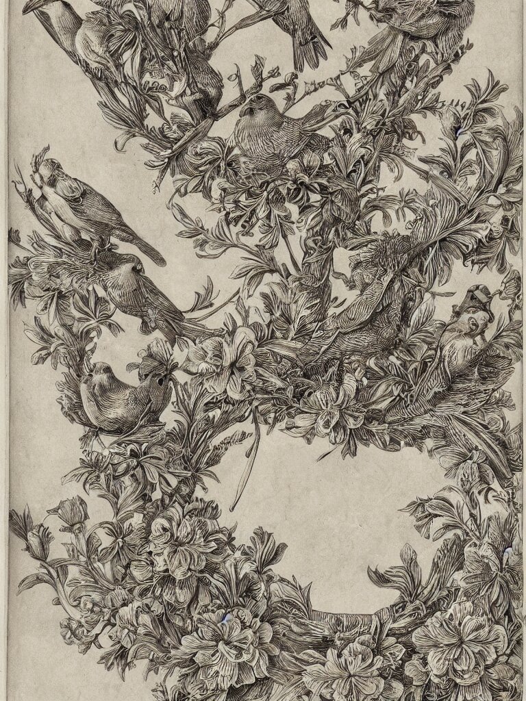 Lexica - Beautiful decorative ornamental engraving with classical ...