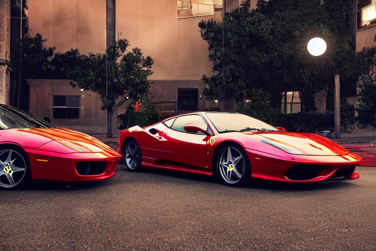 Lexica - A highly detailed photograph of a ferrari, ultra realistic ...