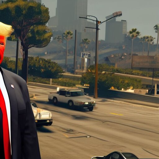 Lexica - Donald Trump in GTA V, 8K