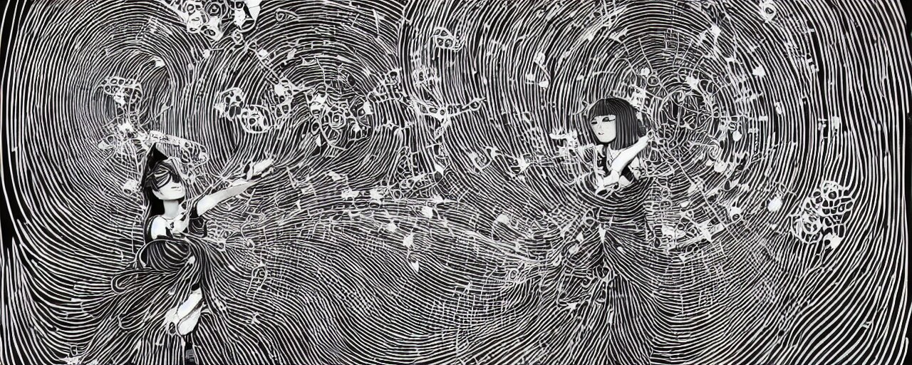 Lexica - Musical goddess performing in Misono Universe, psychedelic ...