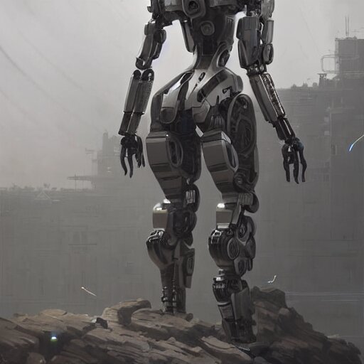 Lexica - A giant female robot, digital art, 8 k resolution, mech ...
