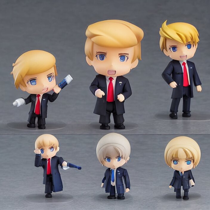 Lexica - Donald Trump, An anime Nendoroid of Donald Trump, figurine ...