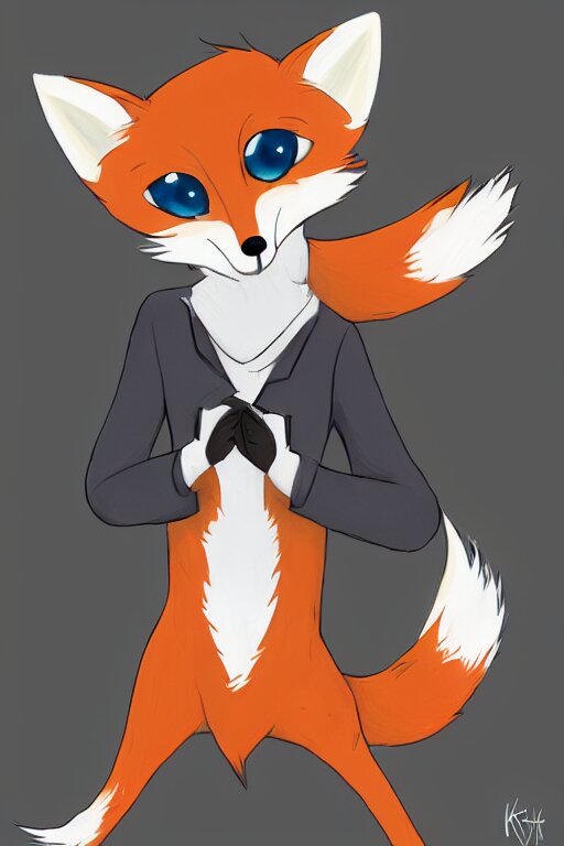 Lexica - An anthropomorphic fox, fursona!!!! trending on furaffinity ...