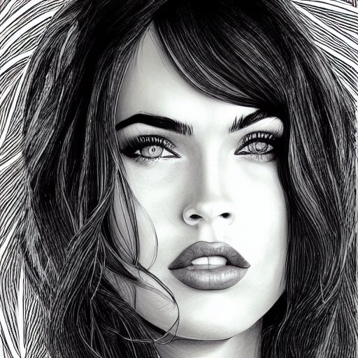Pencil Drawings Of Megan Fox