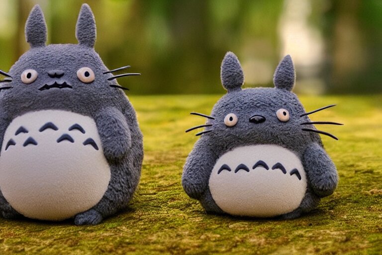 Lexica - Real life totoro, cute!!!, happy!!!, chunky!!!, content ...