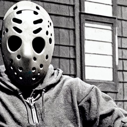 Lexica - Jason Voorhees hanging out with Mr. Rogers