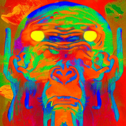 stoned ape theory, psilocybin mushrooms, abstract, evolution - Arthub.ai