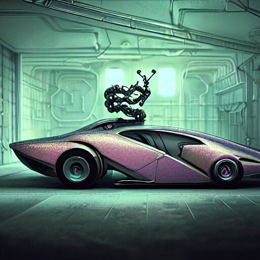 Lexica - Cyborg cyber vintage supercar slick, pastel tones : by michal ...