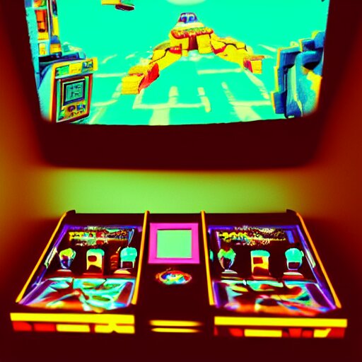Lexica - 1990s arcade machine, octane render, unreal engine, digital ...
