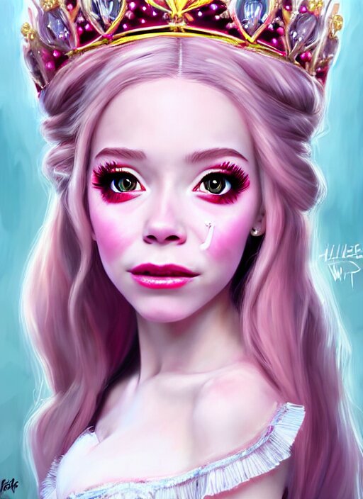 Lexica - Belle delphine as queen, incredibly detailed face, true ...