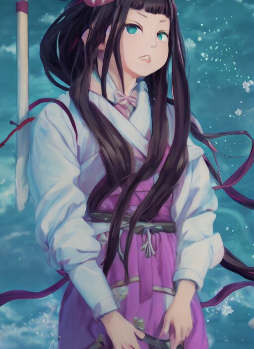 Lexica - Nezuko, demon slayer anime, smooth vibrancy, high detail ...