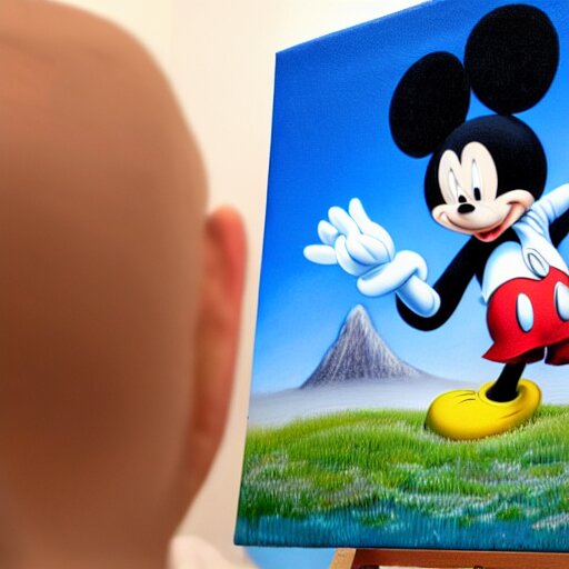 Lexica - A closeup photorealistic photograph of bob ross working on a ...