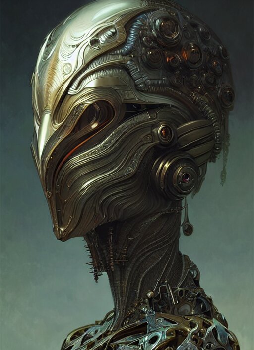 Lexica - Organic cyborg drahon mask, diffuse lighting, fantasy ...